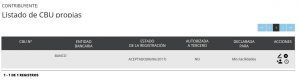 PASOS PARA LA DECLARACION DE CBU RG 4059-E - Contadores en red