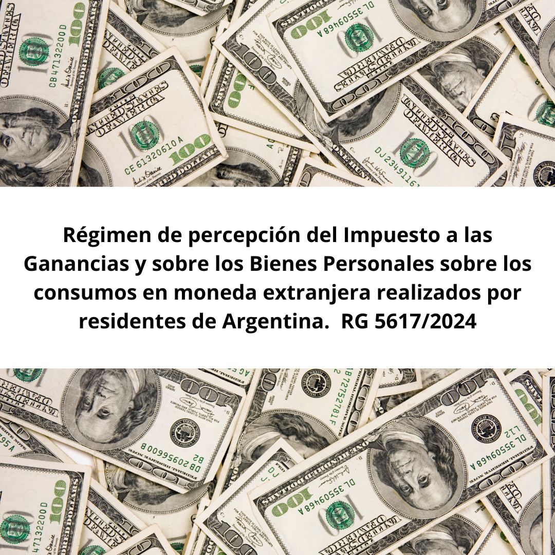 percepciones por operaciones en moneda extranjera continúan.